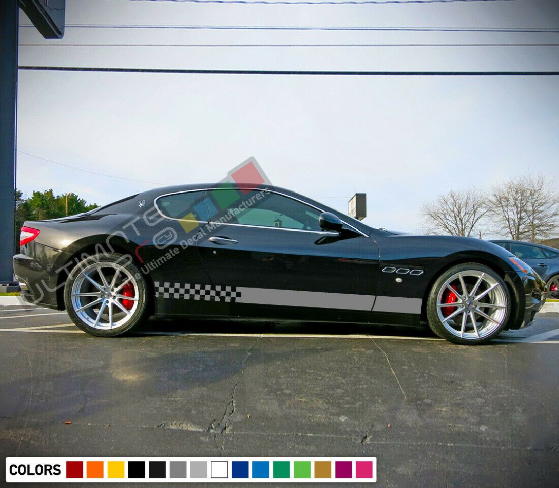 2x Sticker Decal Kit for Maserati Granturismo Light Mirror Cover Handl ...