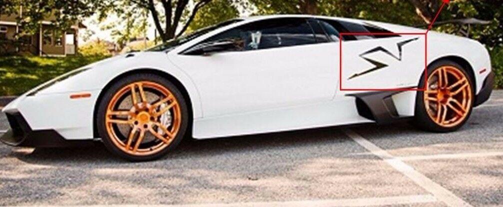 SV Sticker for Lamborghini Murcielago Galardo diablo SV light carbon b ...