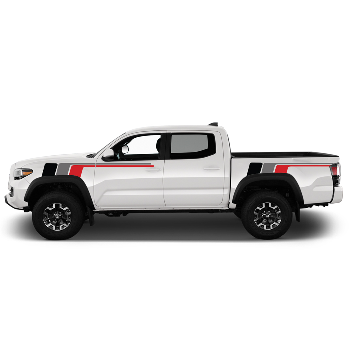 Decal Sticker Sport Fender Bed Triple Retro Body Kit For Toyota Tacoma ...