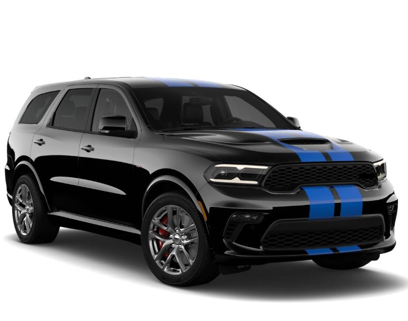 Dual stripe decal Graphics for Dodge Durango rear fender door Design S ...
