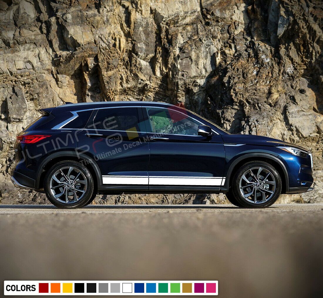 Decal Graphic Sticker Stripes Body Kit for Infiniti QX50 Lamp Roof Gua ...