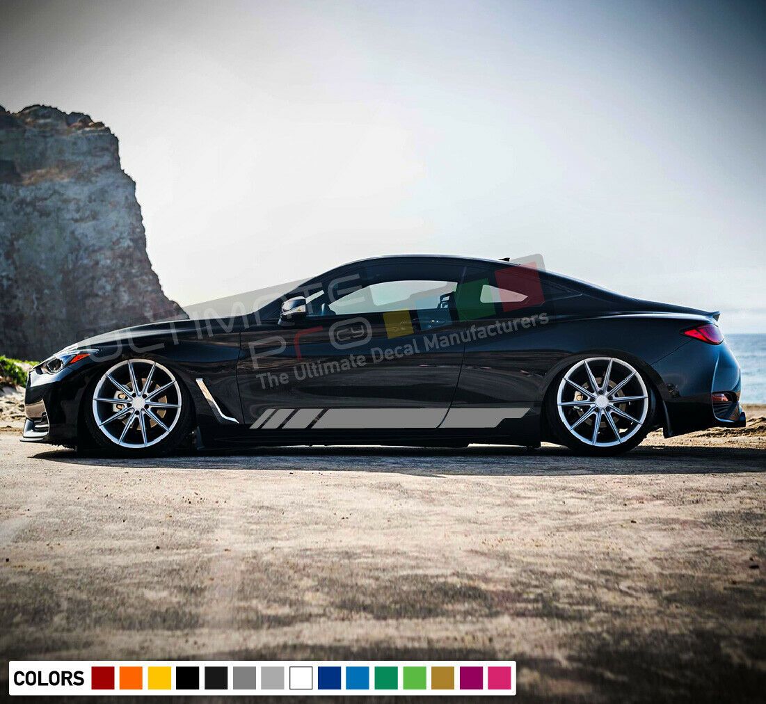 Decal Sticker Graphic Stripe Body Kit For Infinti Q60 Lip Door Trim Vi ...