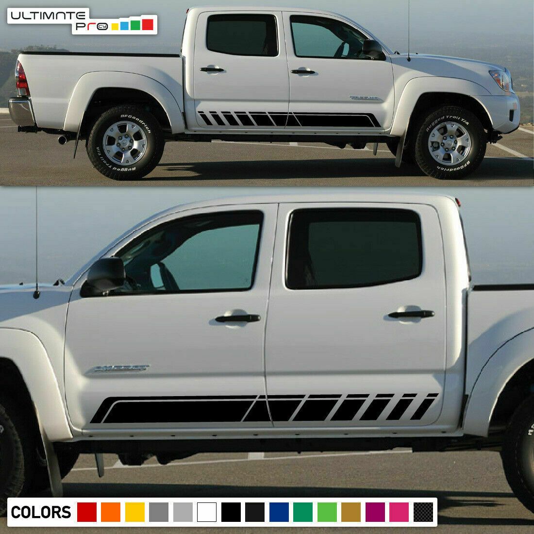 Decal Sticker Graphic Vinyl Stripe Body Kit For Toyota Tacoma Headlamp ...