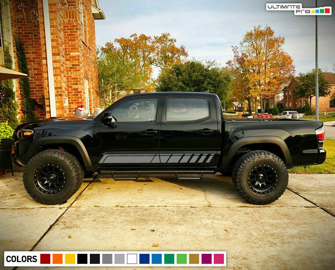 Decal Sticker Graphic Vinyl Stripe Body Kit For Toyota Tacoma Headlamp ...