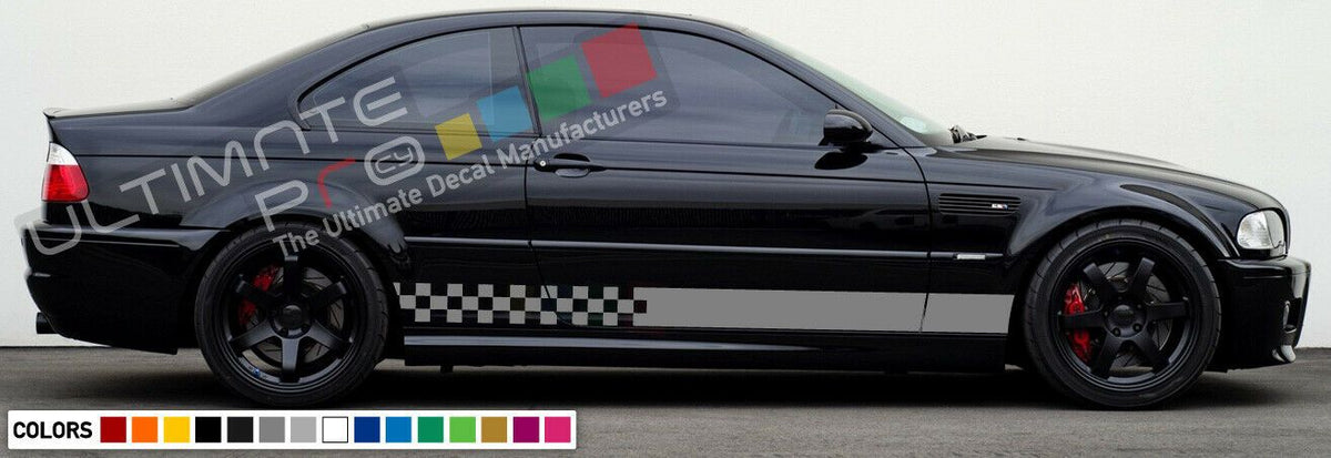 Decal sticker Stripe kit compatible with BMW M3 E46 Coupe Front Bumper ...