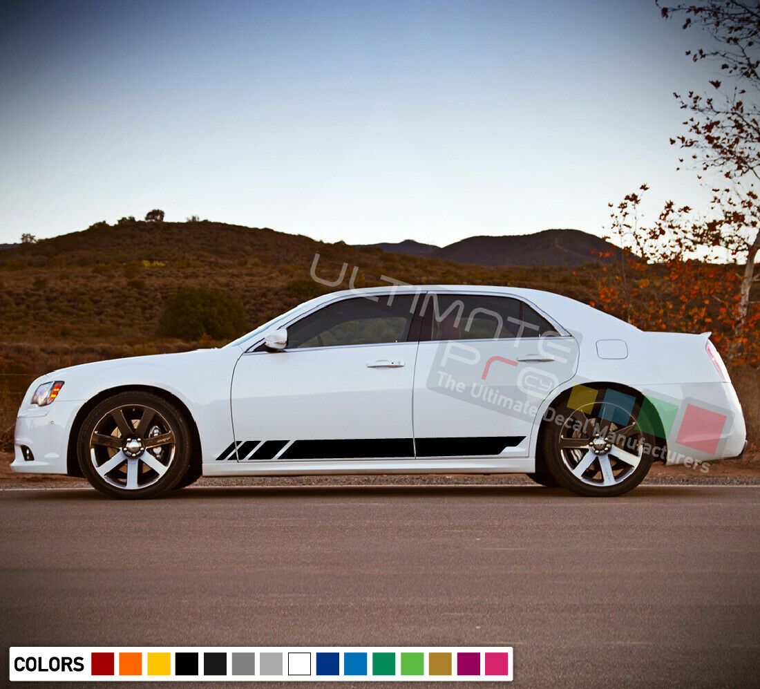 Decal Sticker Stripe Kit for Chrysler 300 Fastback Hardtop sunroof Fro ...