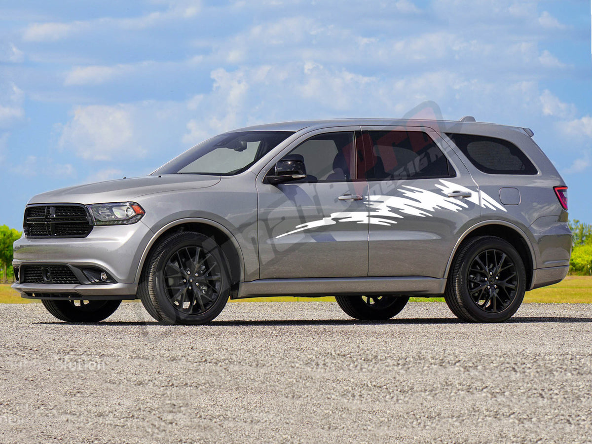 Wave surfer design Stripe for Dodge Durango Decal Sticker Side Door Gr ...