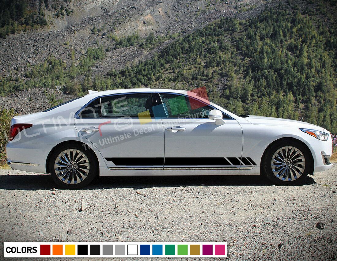 Sticker Decal Graphic Lower Stripe Body Kit for Genesis G80 Splitter 2 ...