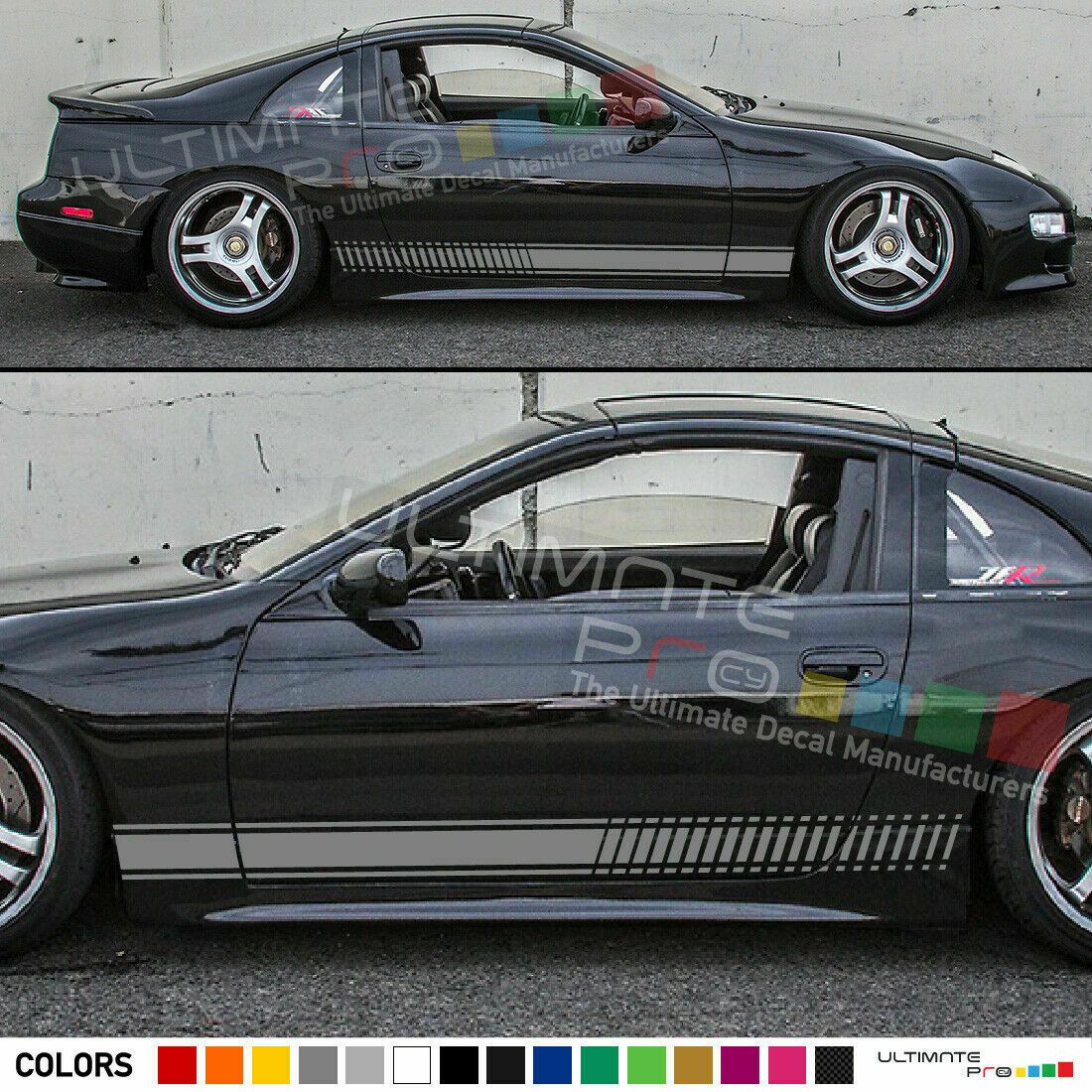 Sticker Decal Graphic Stripes for Nissan 300 zx 300zx Bumper Mirror Co ...