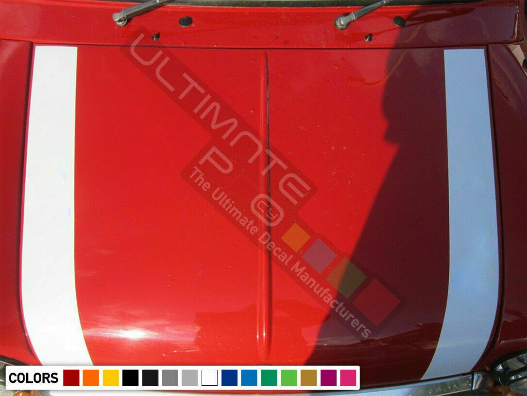 Sticker Decal light Stripe kit for Classic mini cooper bonnet hood fro ...