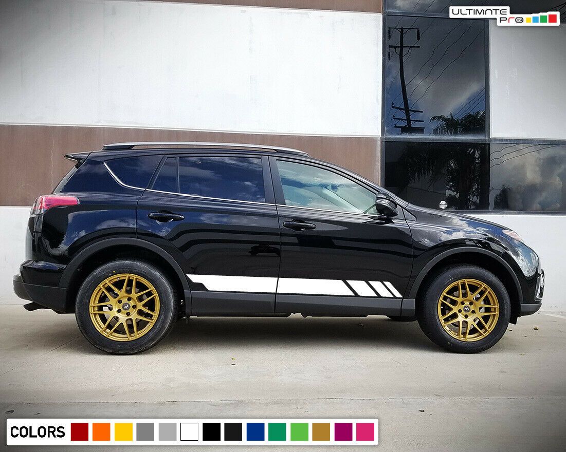 Sticker Decal Stripe Body Kit for Toyota RAV4 XA40 2013 2014 2015 2016 ...