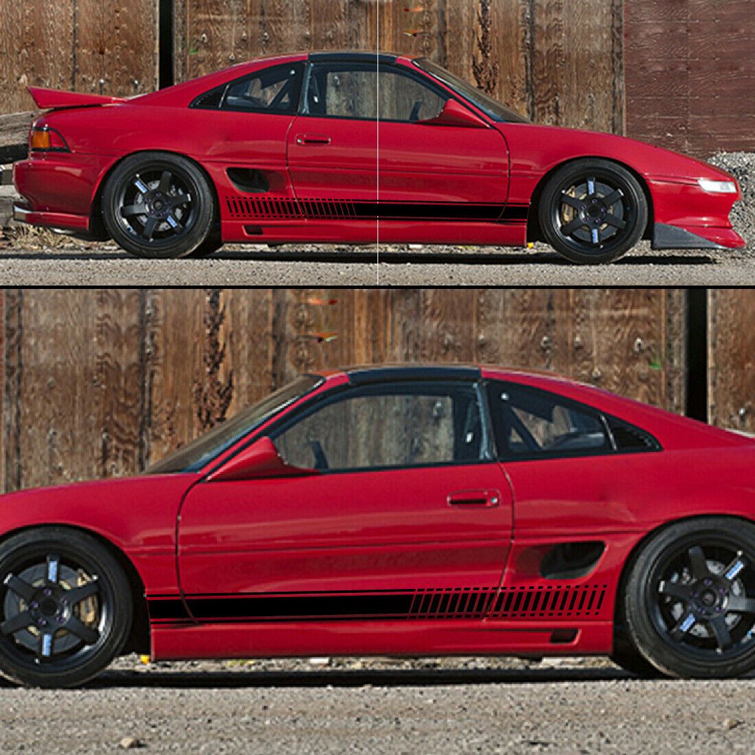 Sticker Decal Stripe for Toyota MR2 MRS 1984 1986 1989 Front Bumper Li ...
