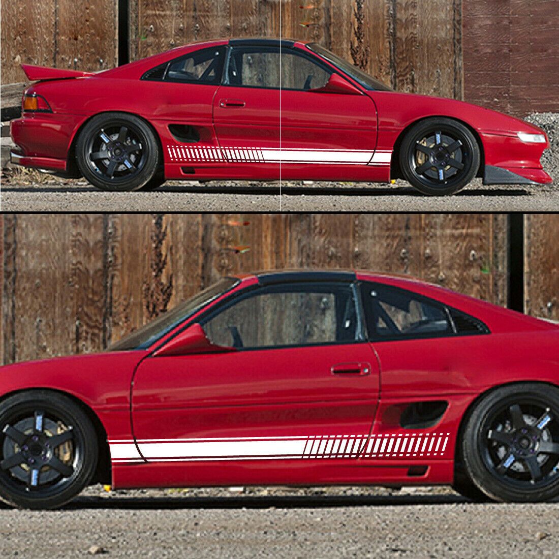 Sticker Decal Stripe for Toyota MR2 MRS 1984 1986 1989 Front Bumper Li ...