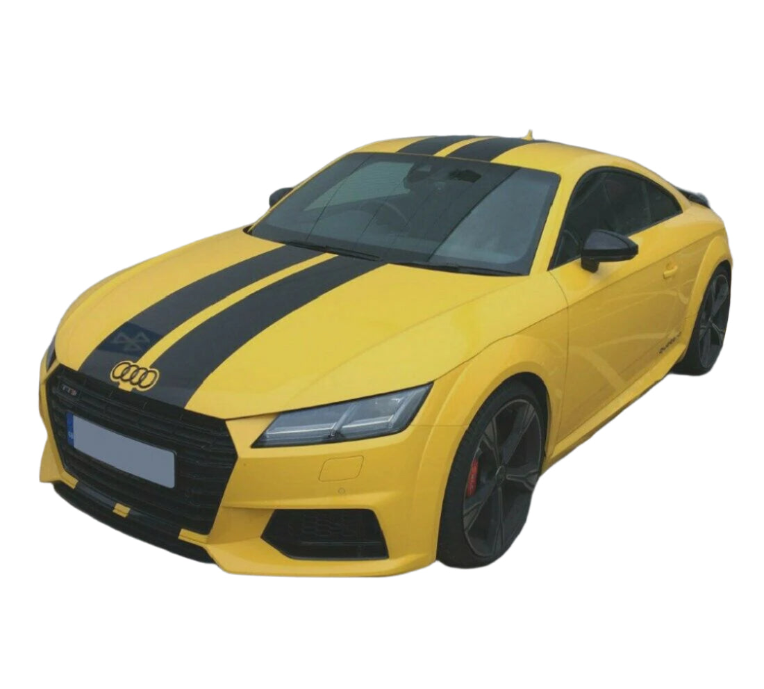 Sticker Decal Vinyl Graphic Rally Stripe Kit for Audi TT RS Lip hood r ...