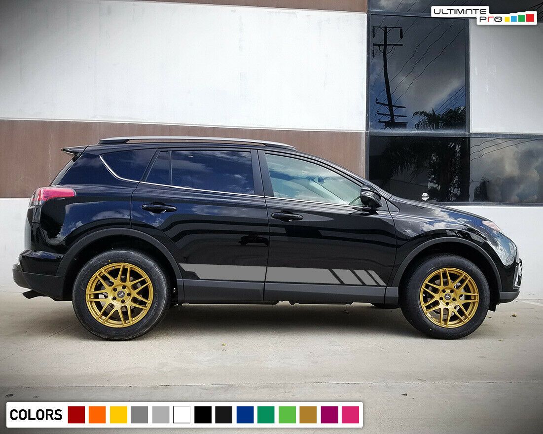 Sticker Decal Vinyl Stripe Body Kit for Toyota RAV4 Window Tint Mud Fl ...