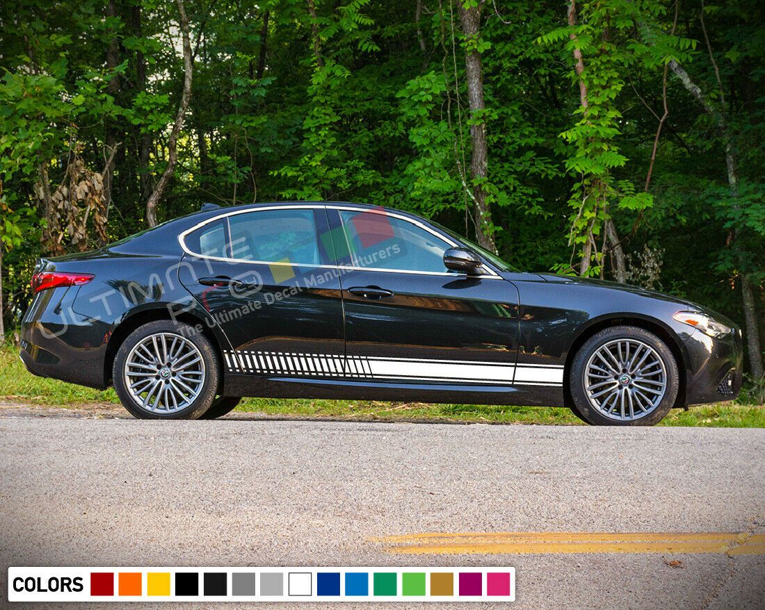Sticker Graphic Stripe Body Kit for Alfa Romeo Giulia Headlight 2011 2 ...