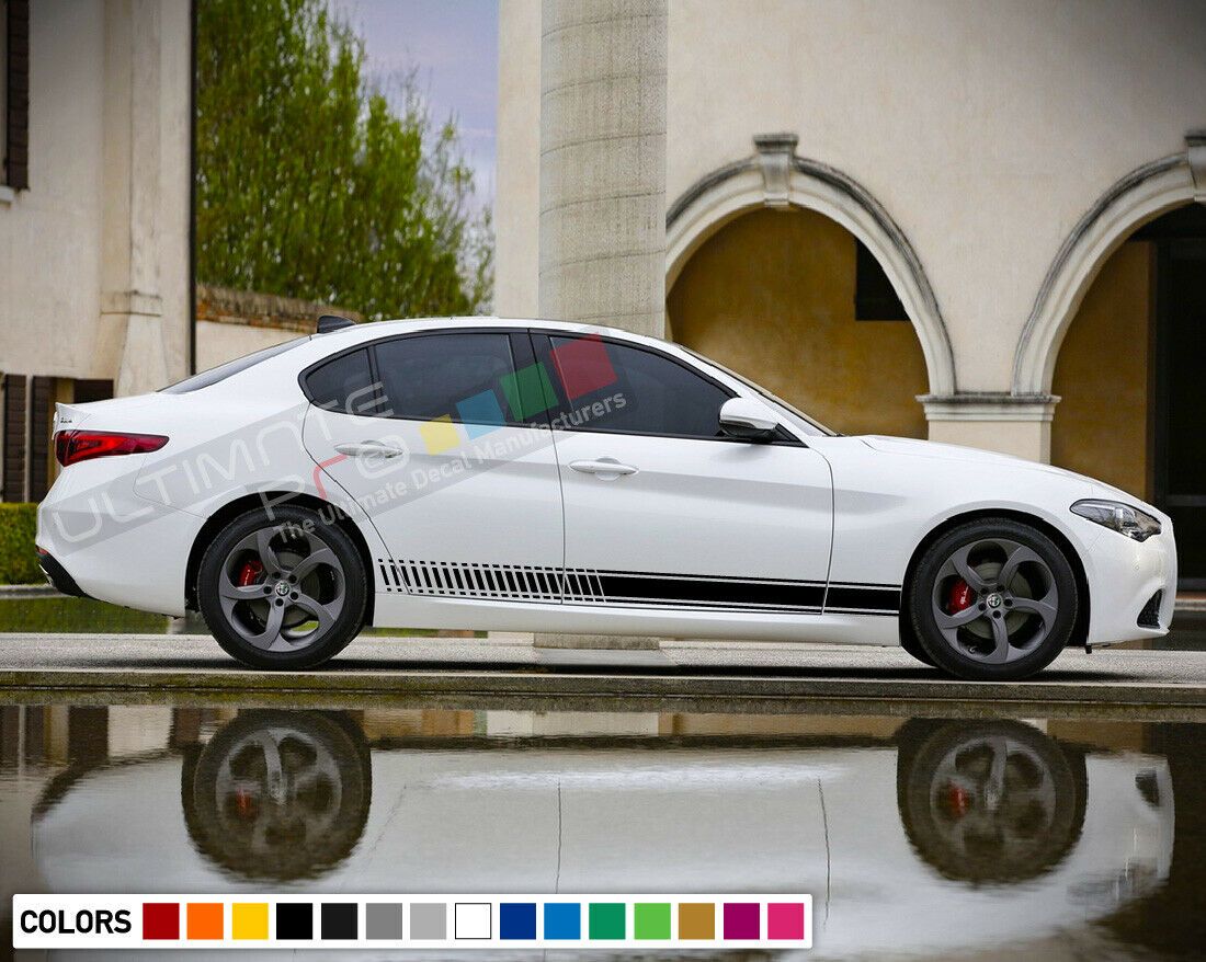 Sticker Graphic Stripe Body Kit for Alfa Romeo Giulia Headlight 2011 2 ...