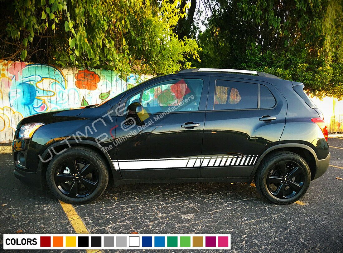 Sticker stripe kit For Chevrolet Trax panel door mirror Badge tape par ...