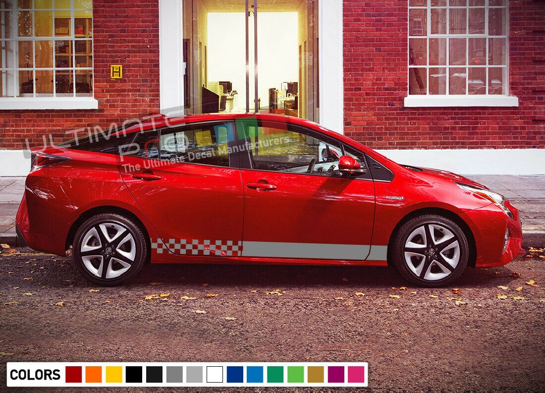 Sticker Stripe kit For Toyota Prius mirror sport hybrid 2010 2011 2012 ...