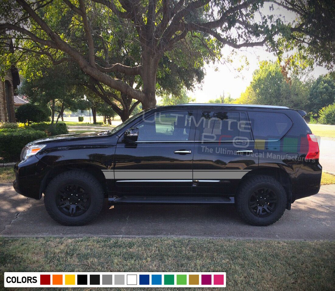 Stickers Decal for Lexus Gx Stripes door chrome body kit part light mi ...