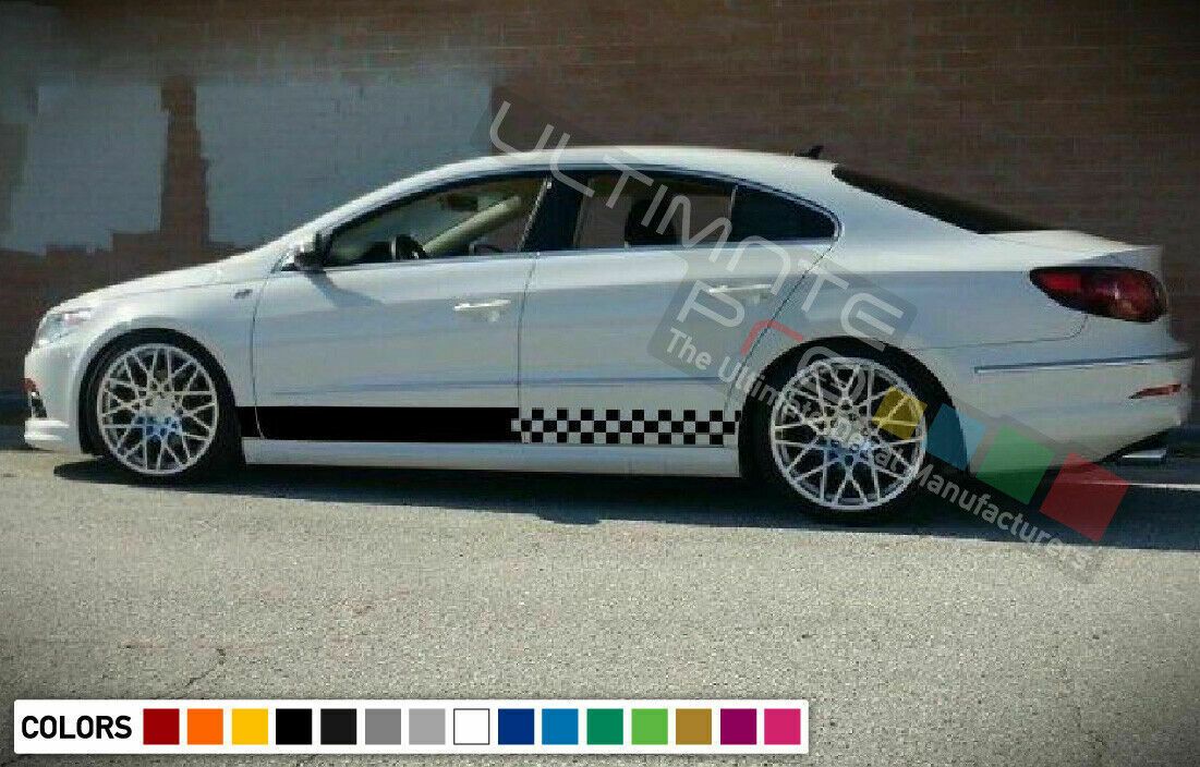 Stickers Decal for Volkswagen VW Passat Stripes coupe Corsar door body ...