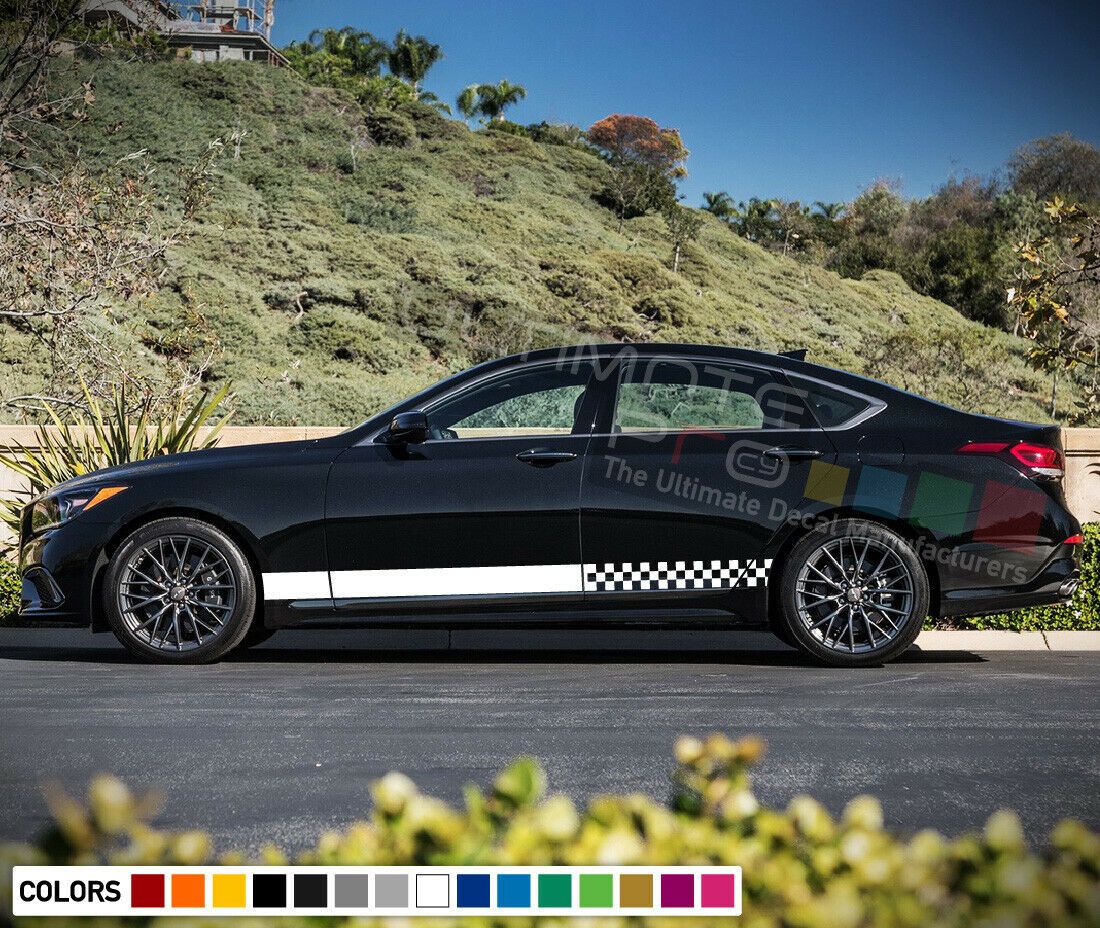 Stickers Graphic Decal Stripe Kit for Genesis G80 Mirror Cover Gear Be ...