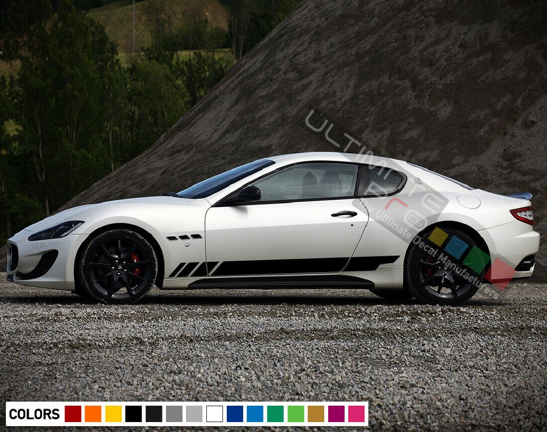 Stripe Body kit Sticker Decal Graphic for Maserati Granturismo Wing Ho ...