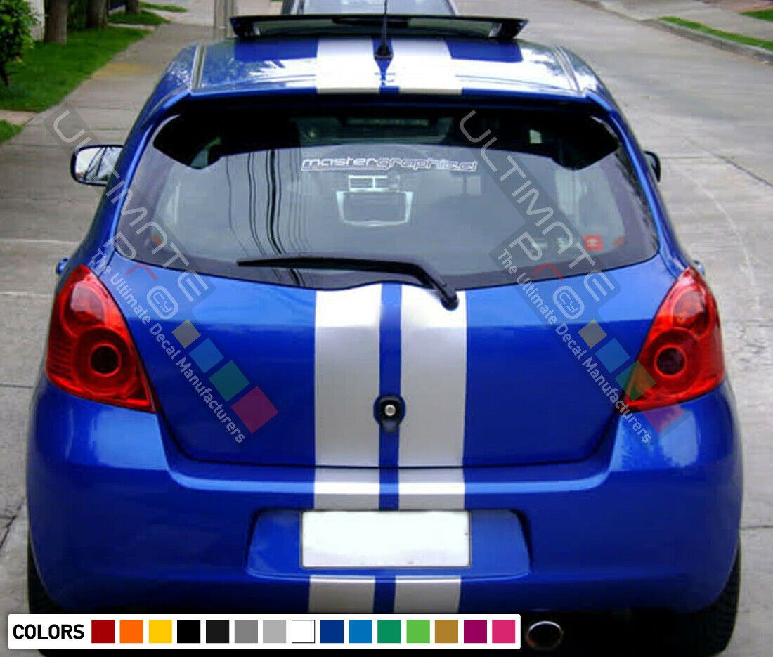 Stripe Body kit Sticker Decal Graphic for Toyota Yaris Vitz XP90 RS Wi ...