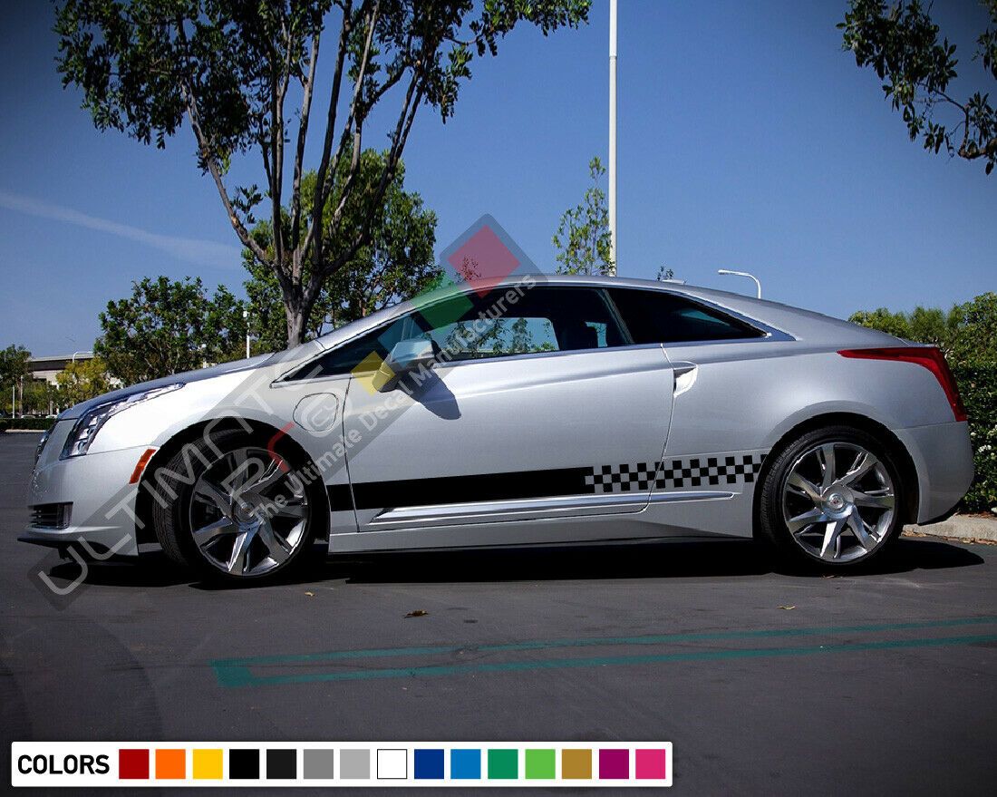 Stripe Kit Sticker Vinyl Decal for Cadillac ELR Grille Bumper Exhaust ...